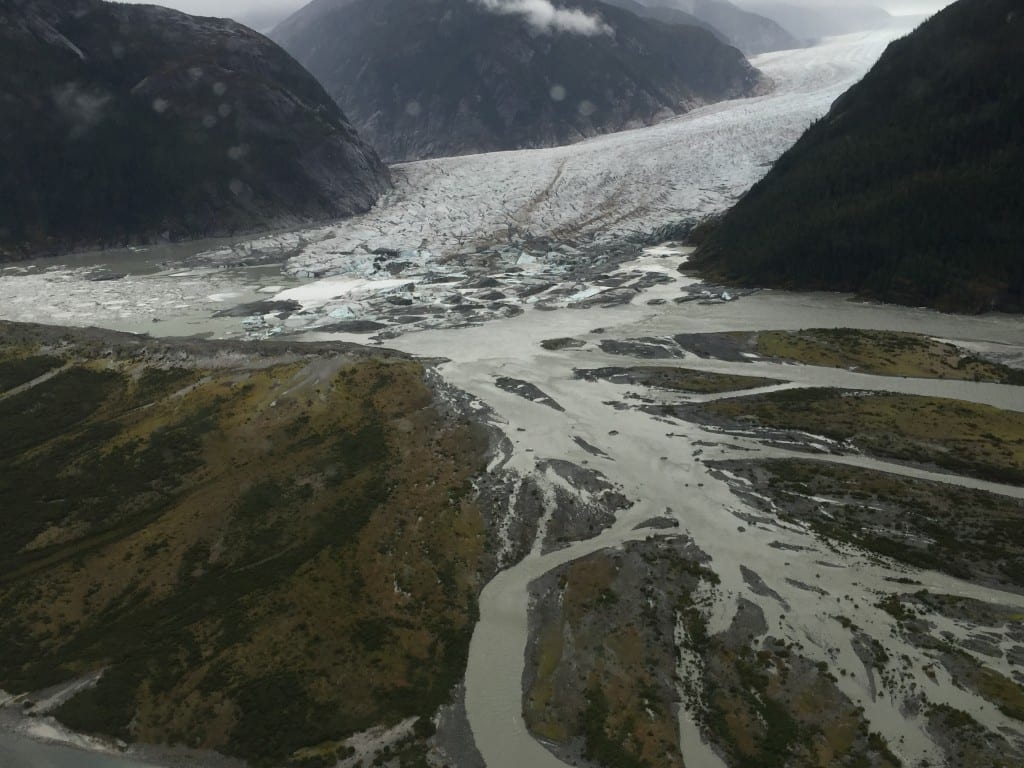 Flooding at Baird Glacier spreads green water - KFSK