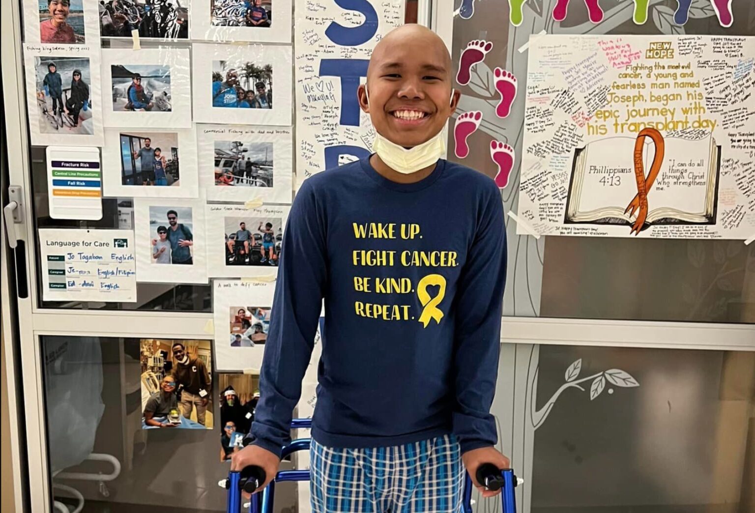 Petersburg resident Joseph Tagaban recovers from stem cell transplant ...