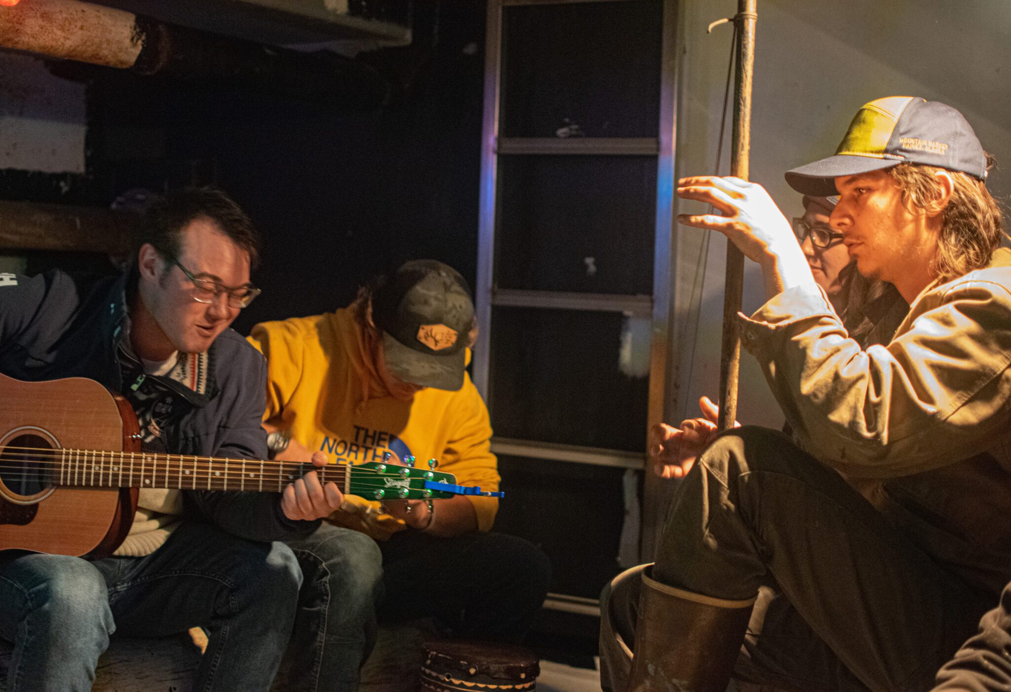 Petersburg tender boat temporarily transforms fish hold into improvised ...