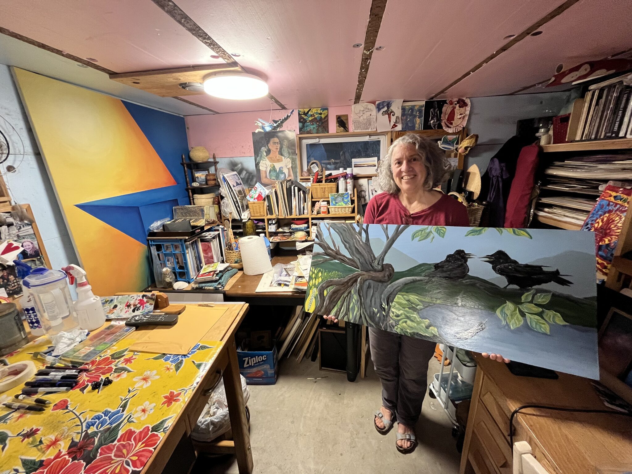 A first solo art show for Suzanne Fuqua - KFSK