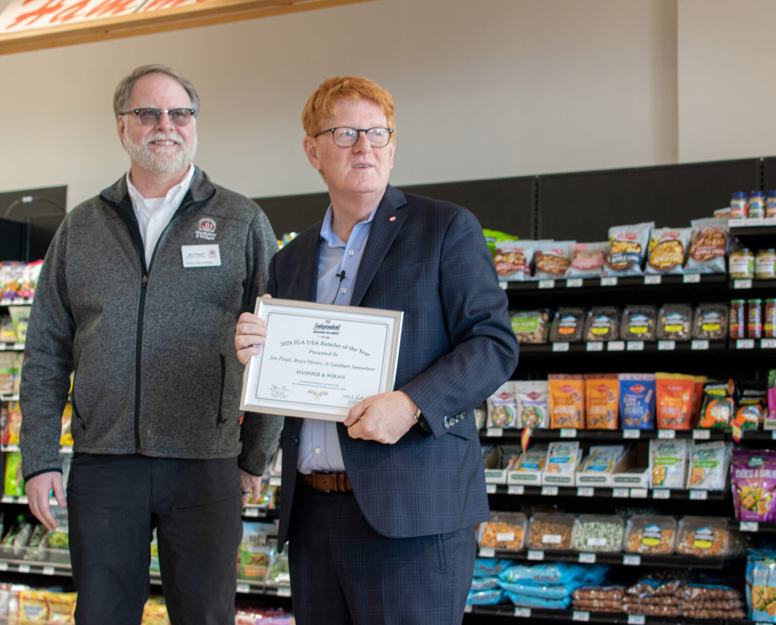 Hammer and Wikan named 2024 IGA Retailer of the Year - KFSK